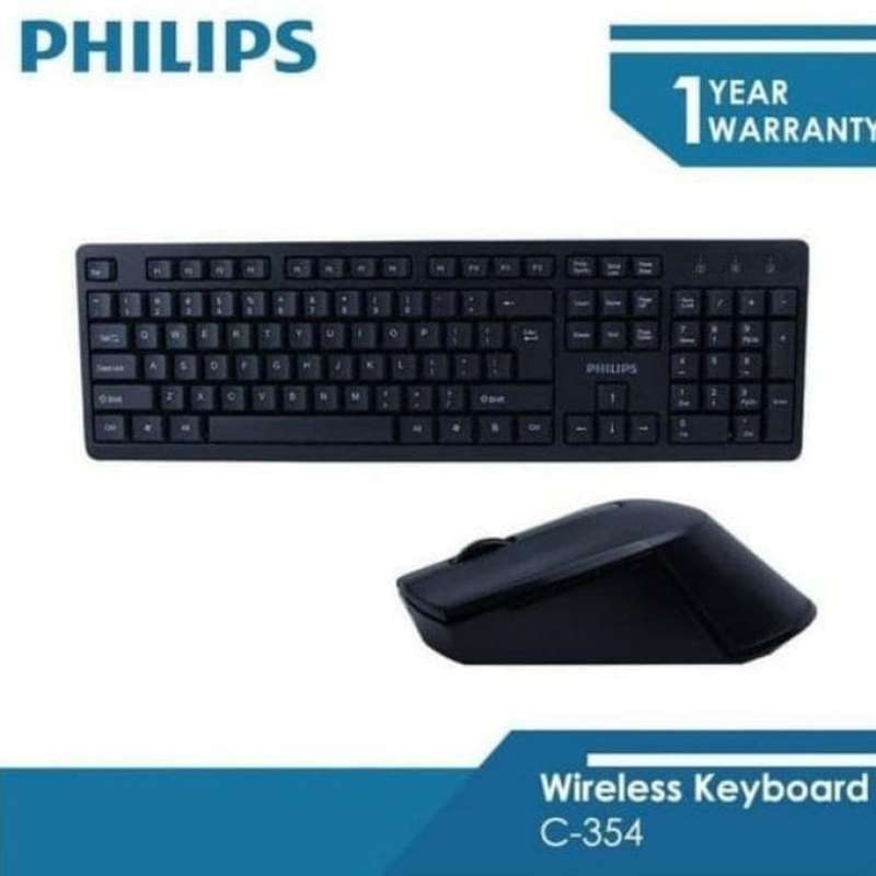 Promo Philips C354 Wireless Keyboard + Mouse Diskon 23% di Seller Indah Komputer - Tegal Alur ...
