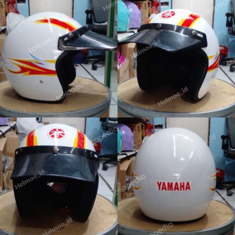 Jual Helm Yamaha Lidah Api Helm Klasik Jadul Restorasi Di Seller Berkah ...