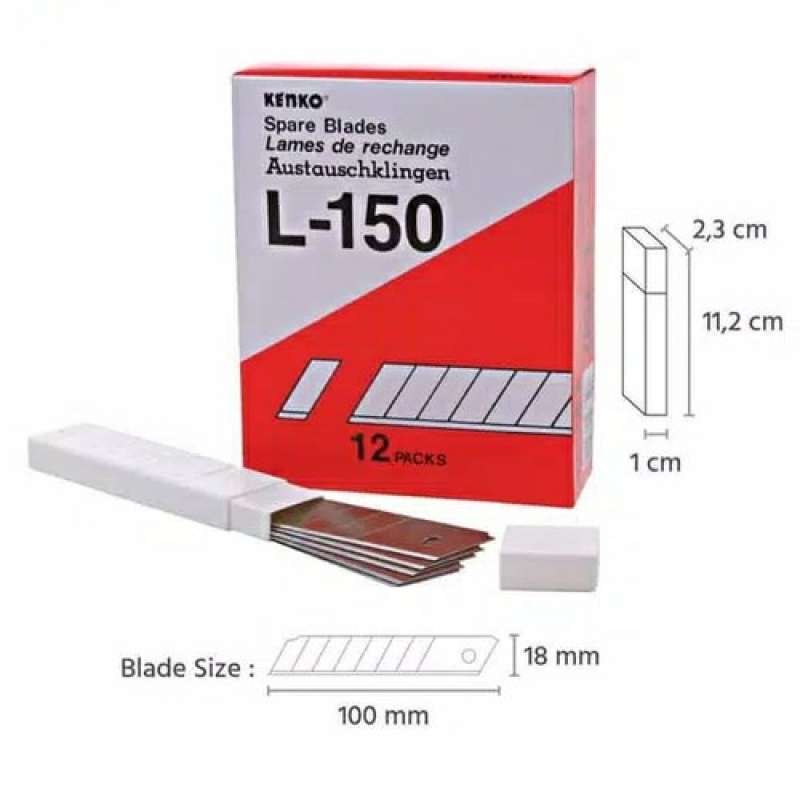 Jual Isi / Refill Cutter Kenko L-150 untuk Cutter L-150 di Seller Life ...