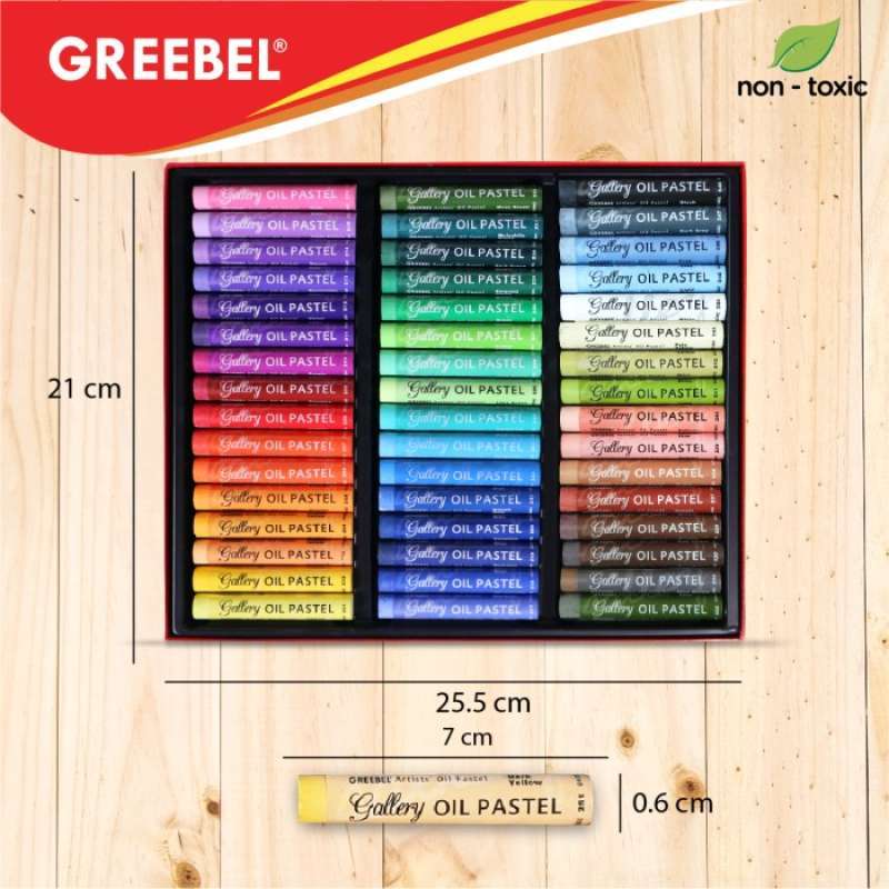 Jual Greebel Crayon Krayon Artist Oil Pastel(48 Warna)untuk Anak Non ...