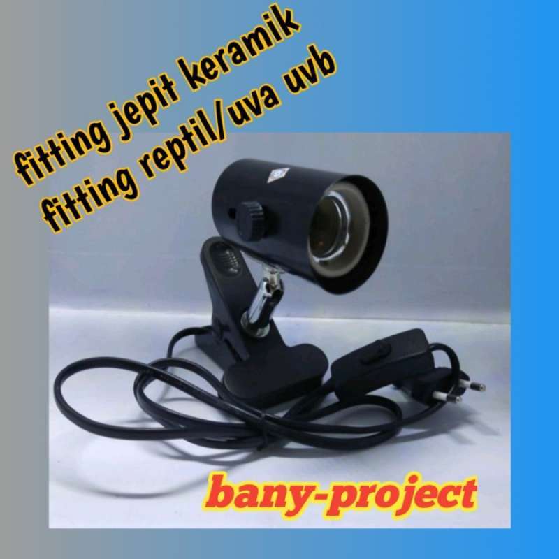 Promo Pitting jepit keramik+lampu uva-uvb pitting jepit/pitting reftil ...