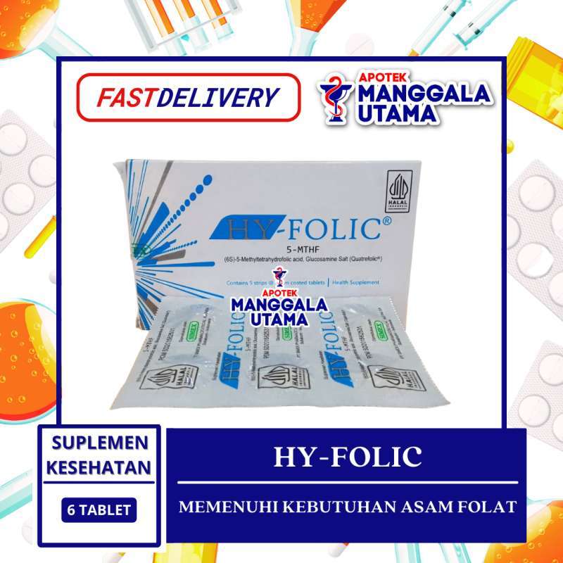 Jual Hy-folic Per Strip Isi 6 Tablet Di Seller Apotek Manggala Utama ...