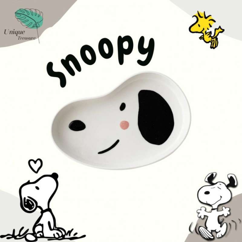 Jual Snoopy Ceramic Plate/ Piring Snoopy/ Piring Keramik Lucu Motif ...