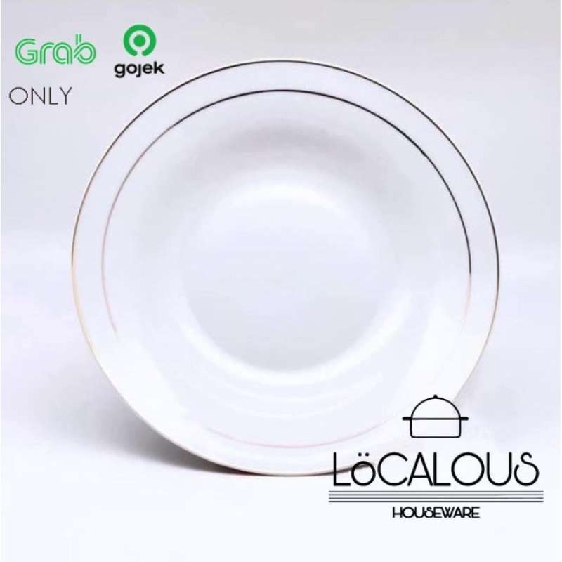 Jual Piring Makan Keramik Putih 1 Lusin Original Murah - Harga Diskon ...