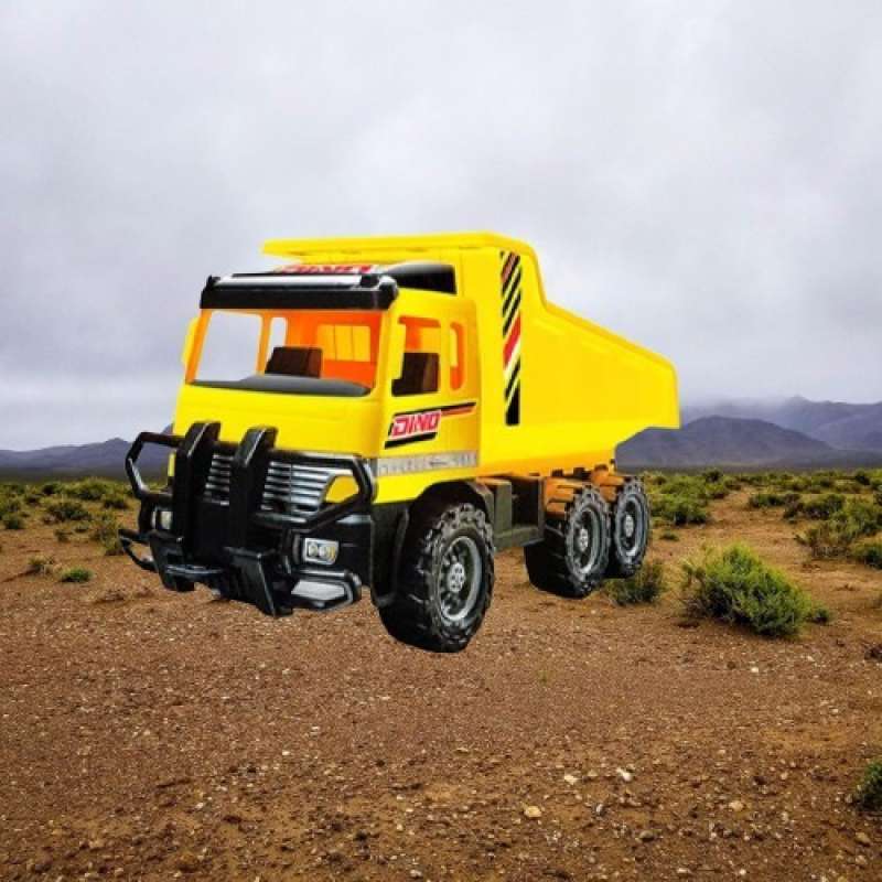 Jual Mainan Anak Truck Dtl 648 - Shp Toys Excavator Kuning Yellow Truk ...