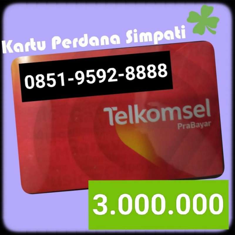 Jual Kartu Perdana Simpati Telkomsel Nomor Super Cantik Rapi di Seller Henju- - Indra Kasih ...