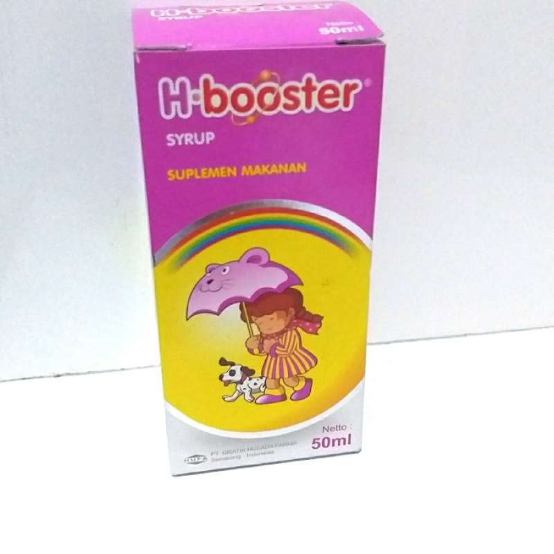 Jual H-booster Syrup 50ml Mirip Imboost Multivitamin Anak Daya Tahan ...