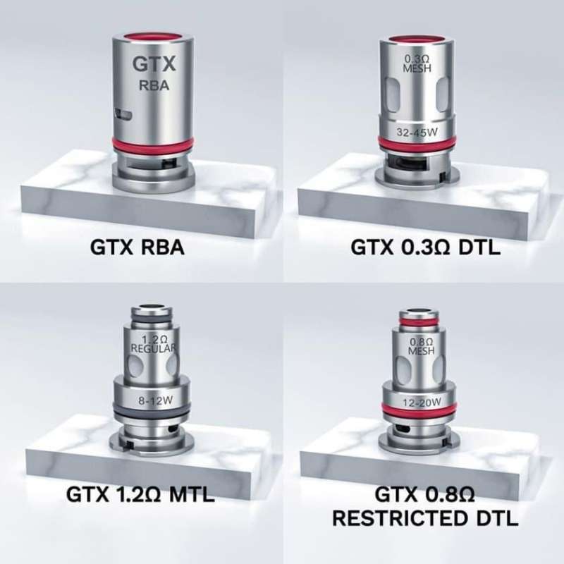 Jual Vaporesso GTX replaceable coils per pack dan GTX RBA Vaporessso ...