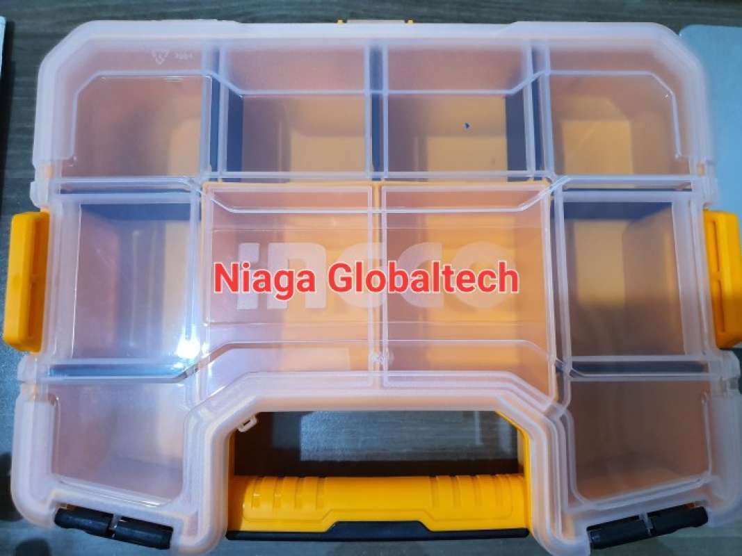 Promo INGCO PBX1211 TOOLBOX 12 TOOL BOX KOTAK PERKAKAS KOTAK BAUT MUR ...