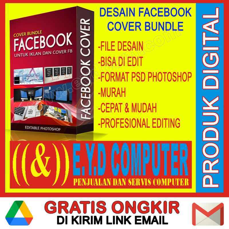 Jual Desain Facebook Cover Bundle Editing Psd Photoshop Koleksi ...
