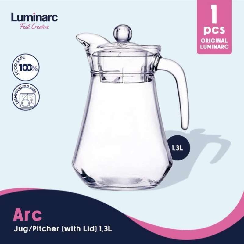 Promo Luminarc Pitcher - Kan Air 1,3 Liter Diskon 23% di Seller Anabel ...