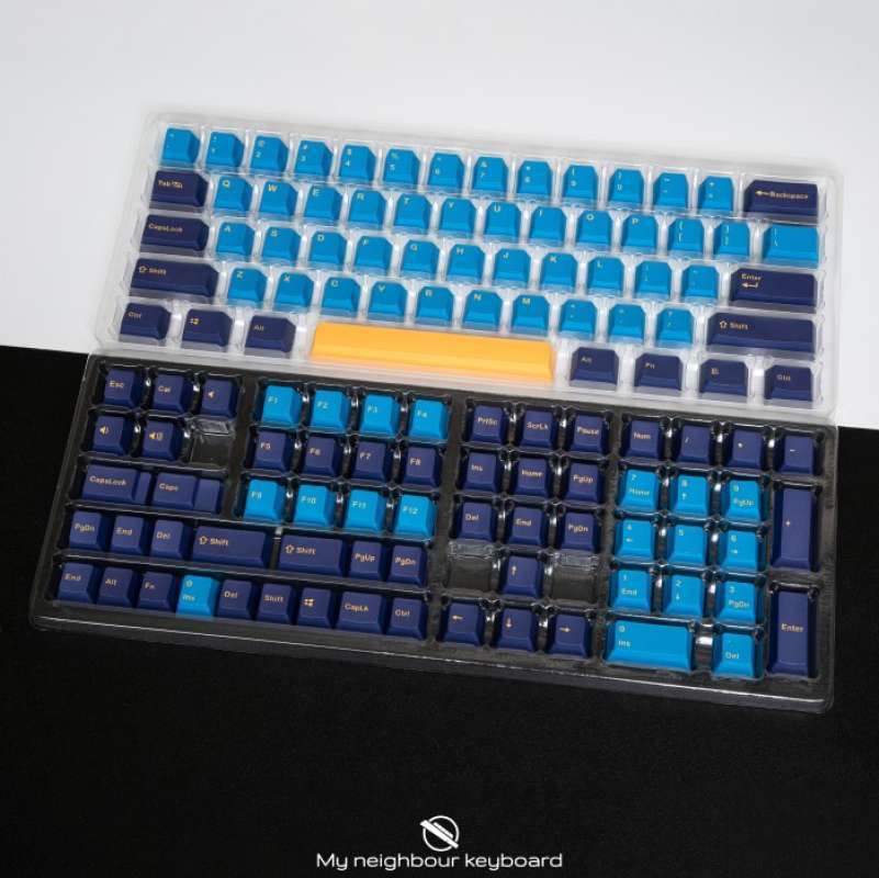 Promo Nautilus Blue PBT Doubleshot Keycaps / Keycap Set Diskon 33% di ...