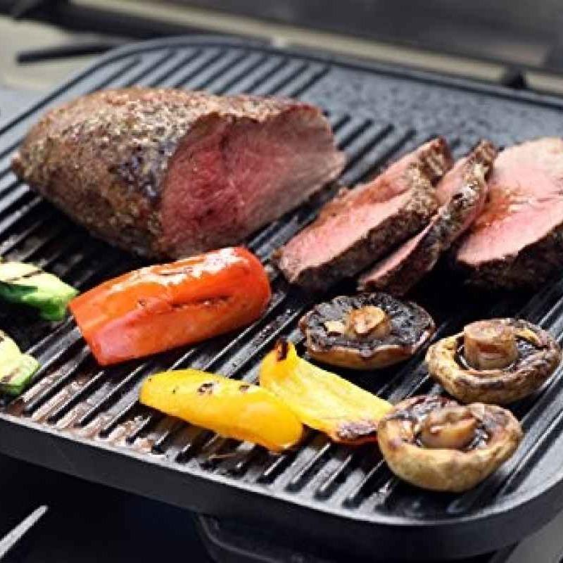 Jual Cast Iron Grill BBQ Cooktop Griddle Korean BBQ Grill Steak ...