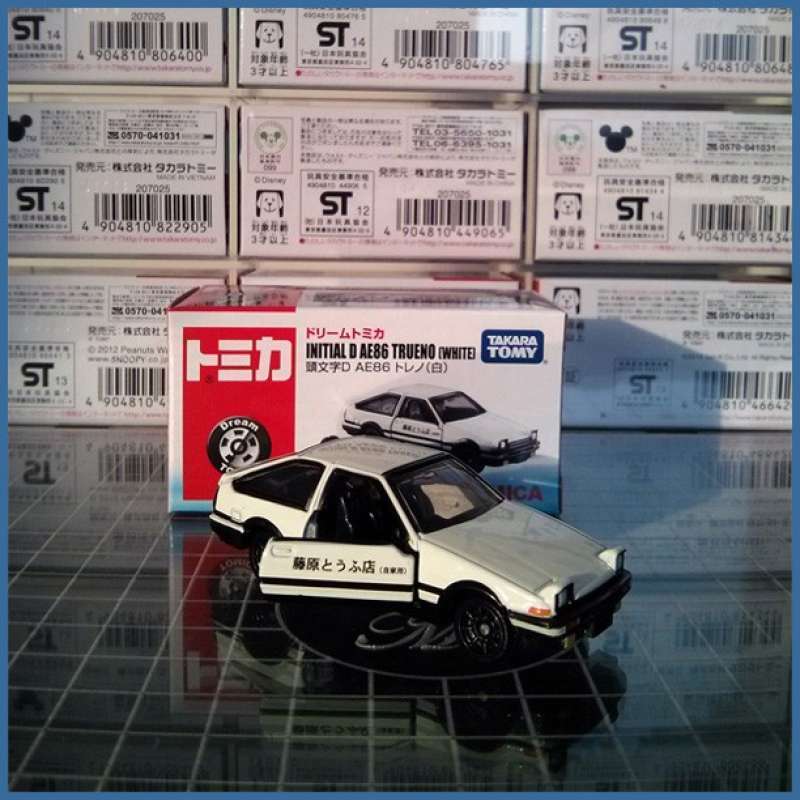 Jual Tomica Dream Initial D Ae86 Trueno White di Seller Puas Shop ...