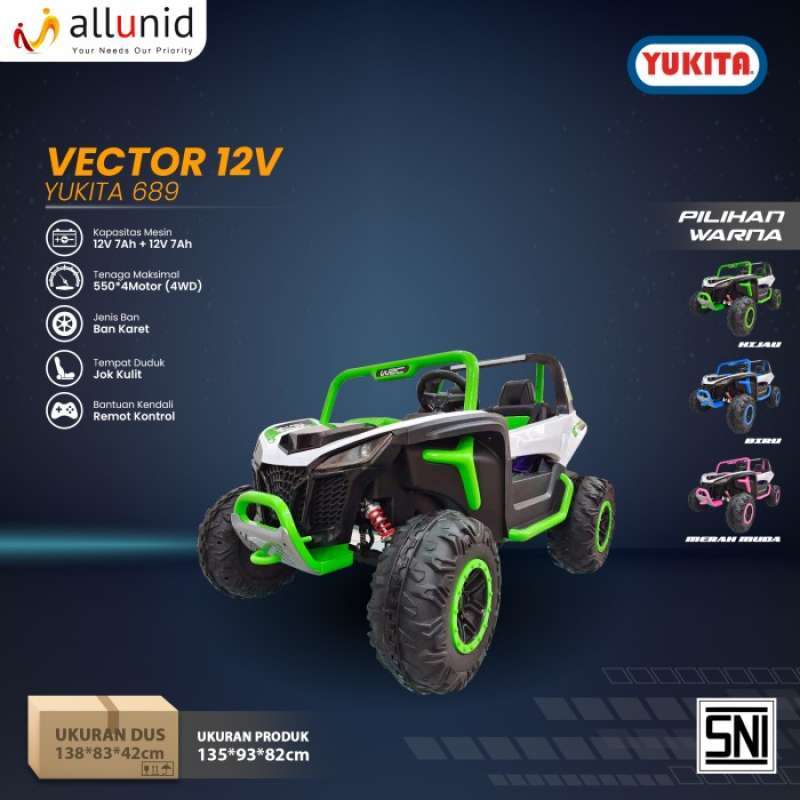 Promo Mainan Anak Mobil Aki Vector - Yukita 689 Diskon 20% di Seller ... Promo Mainan Anak Mobil Aki Vector - Yukita 689 Diskon 20% di Seller ...