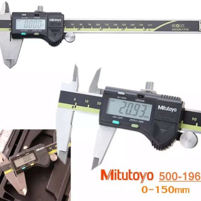 Promo Mitutoyo Digital 0-150 mm 6 Inch || Sigmat digital || Jangka sorong Diskon 33% di Seller ...
