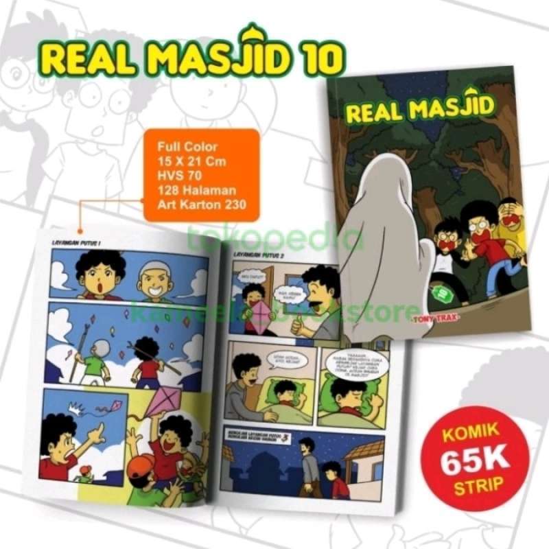 Promo Real Masjid 10 Komik Tony Trax Buku Anak Diskon 27% di Seller ...