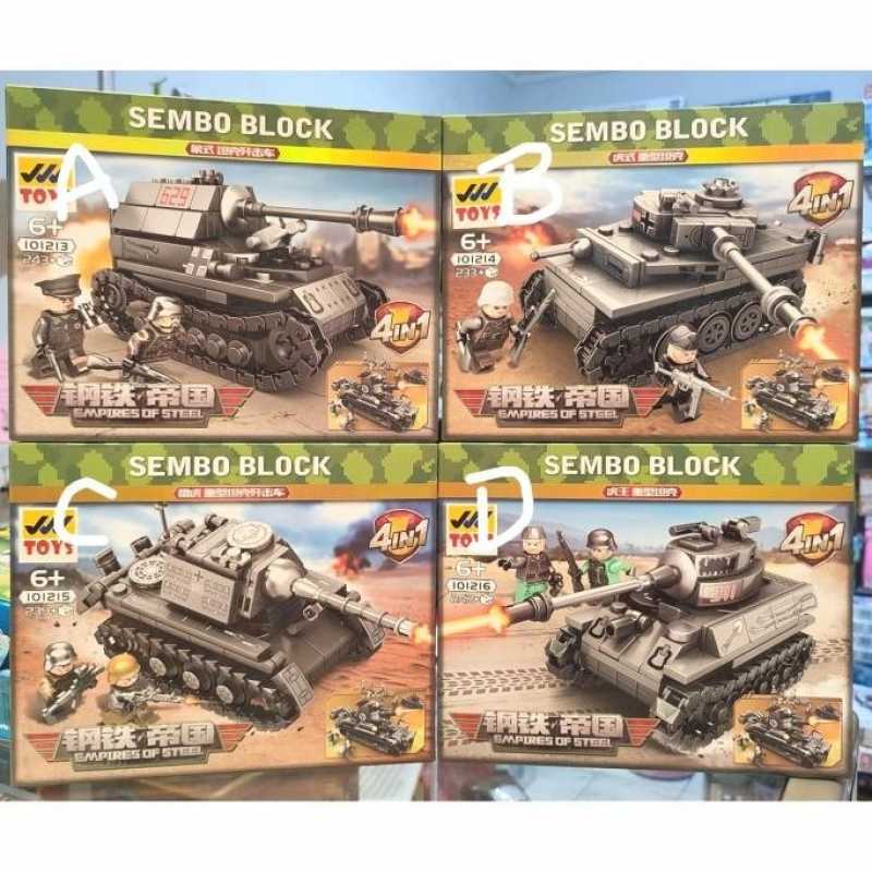 Jual Lego Army Tank World War Sembo Block 4in1 Tentara Terjamin Di ...