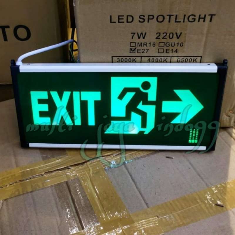 Promo Lampu Emergency/Emergency Lamp Exit Panah 2 Sisi/Sign Lamp Exit ... Promo Lampu Emergency/Emergency Lamp Exit Panah 2 Sisi/Sign Lamp Exit ...