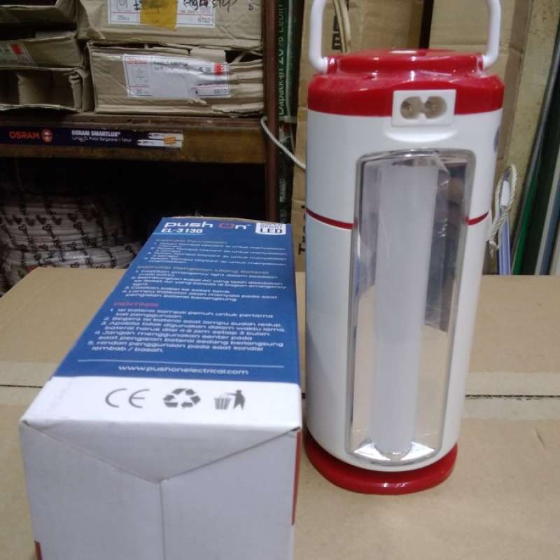 Promo Emergency Light Led Charger 30Wat Lampu Darurat Led 30Wat Push On ...