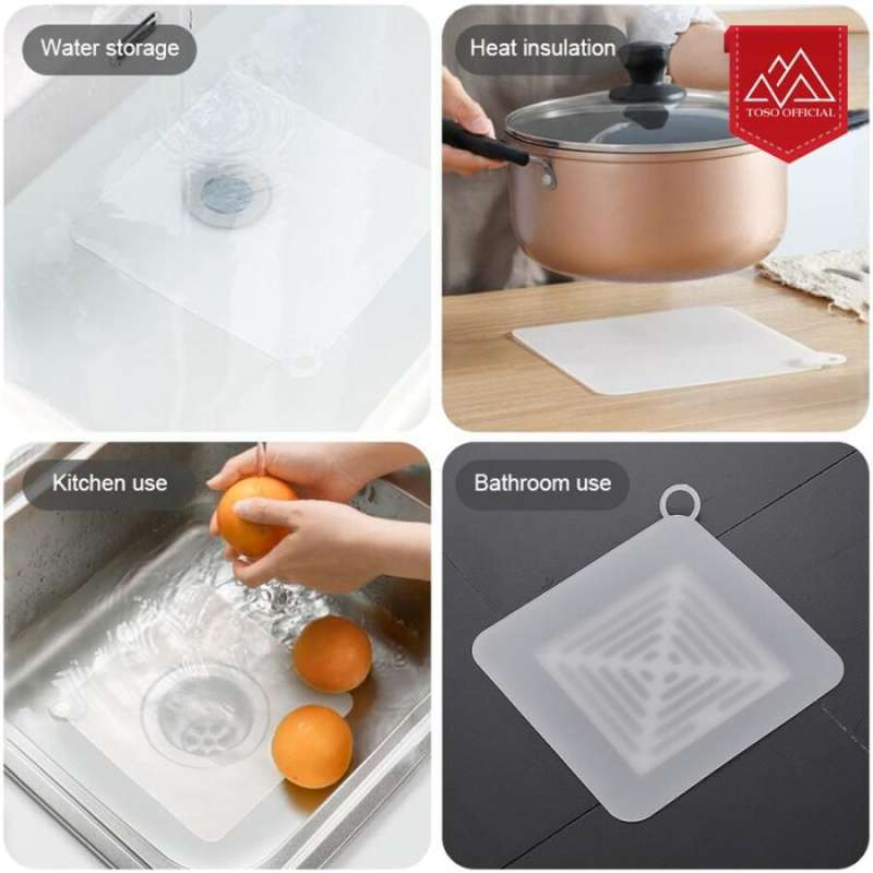 Promo SILIKON PENUTUP LUBANG PEMBUANGAN AIR SARINGAN WASTAFEL DRAIN ...