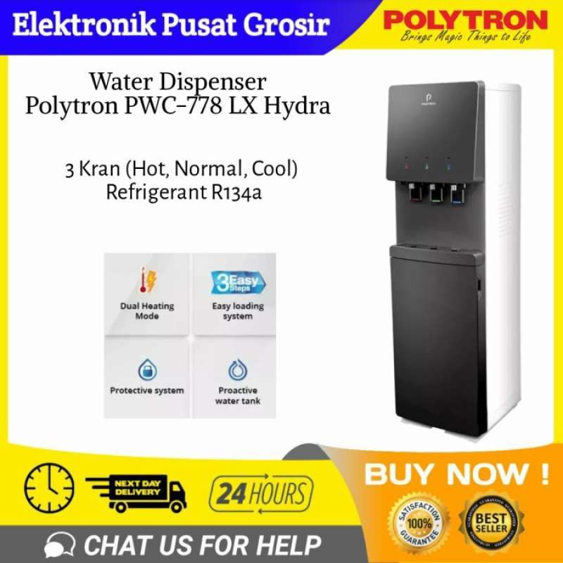 Jual Dispenser Polytron Pwc-778 Lx Hydra Dispenser Kompresor Galon ...