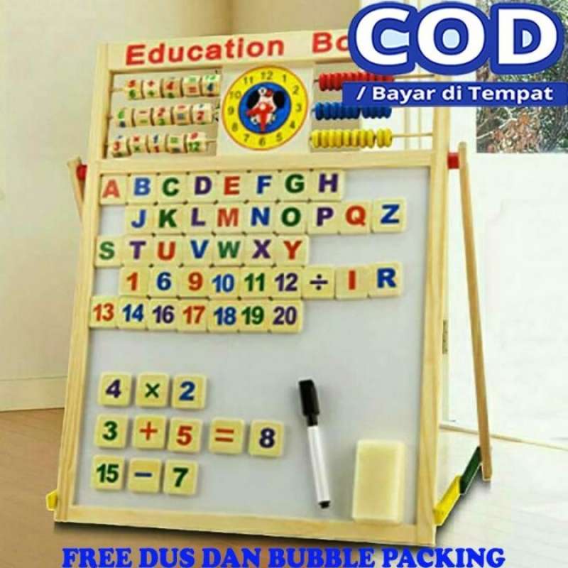 Promo Papan Tulis Magnet Alphabet / Drawing Board Angka Dan Huruf ...