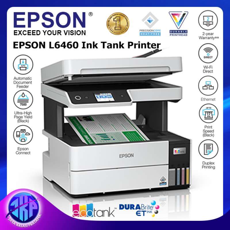 Jual Epson L6460 Wifi Duplex All In One Ink Tank Printer With Adf Di ...