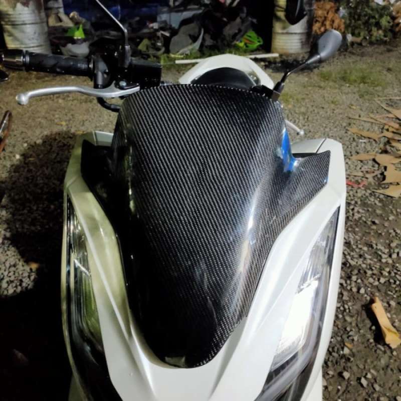 Promo windshield Honda PCX 160 Karbon Kevlar Diskon 23% di Seller ...