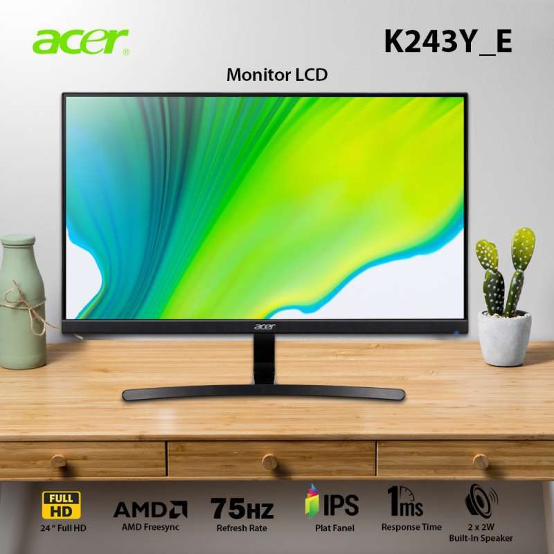 Jual ACER K243YE 24 IPS 1ms 100Hz FHD HDMI Monitor - K243Y_E di Seller ...