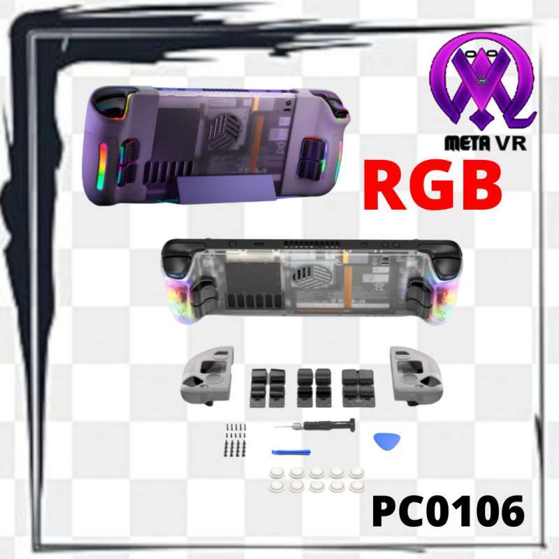 Promo JSAUX Transparent Back Plate for Steam Deck PC0106 RGB Diskon 38% ...