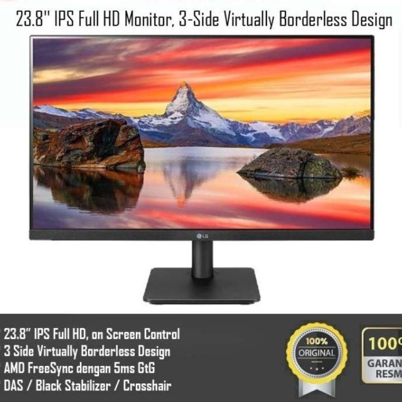 Jual Monitor LG 24MP400-B 24 23.8 Full HD IPS 75Hz AMD FreeSync di ...