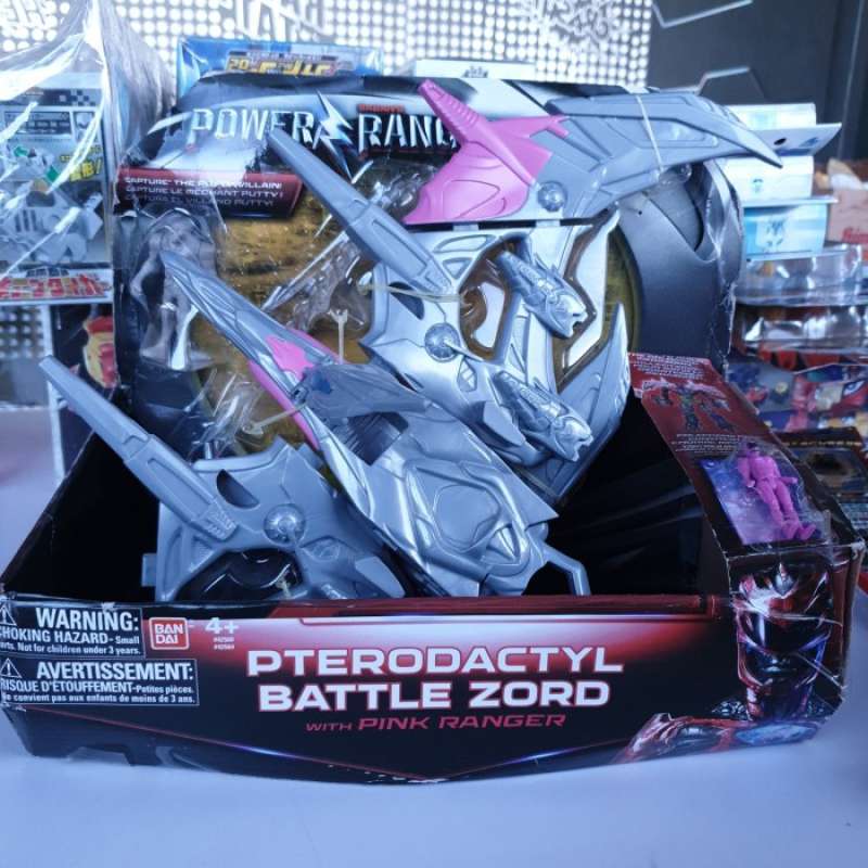 Promo BANDAI Power Ranger Pterodactyl Battle Zord with Pink Ranger ...