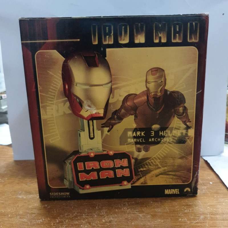 Promo Sideshow Iron Man Mark 3 Helmet Marvel Archives Statue Diskon 23% ...
