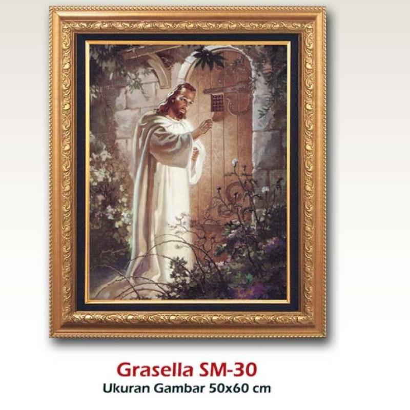 Promo Lukisan Yesus Mengetuk Pintu; Grasella Sm-30 Diskon 23% di Seller Lauriel Store - Kebon ...