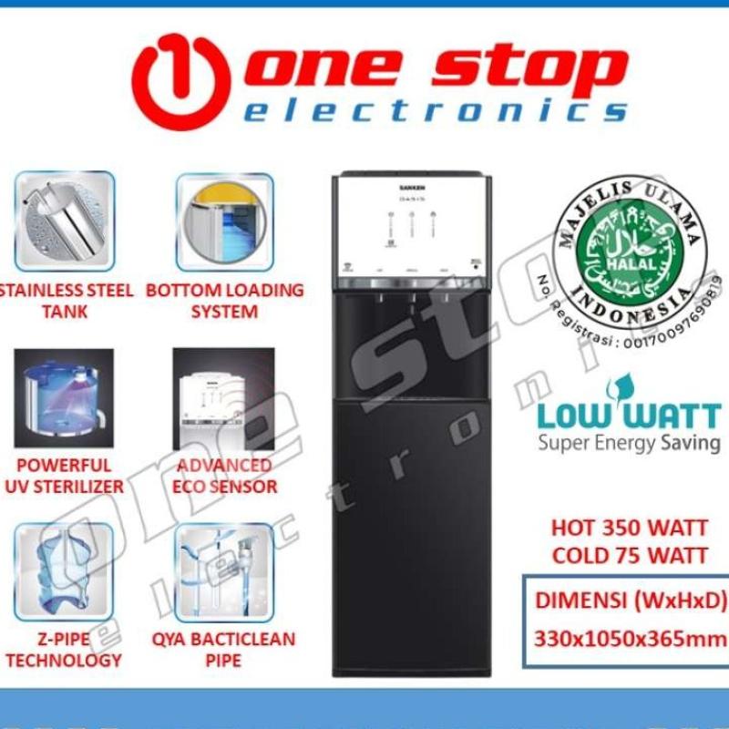 Promo [GARANSI RESMI] SANKEN HWD-L131G-BK Dispenser Bottom Loading ...