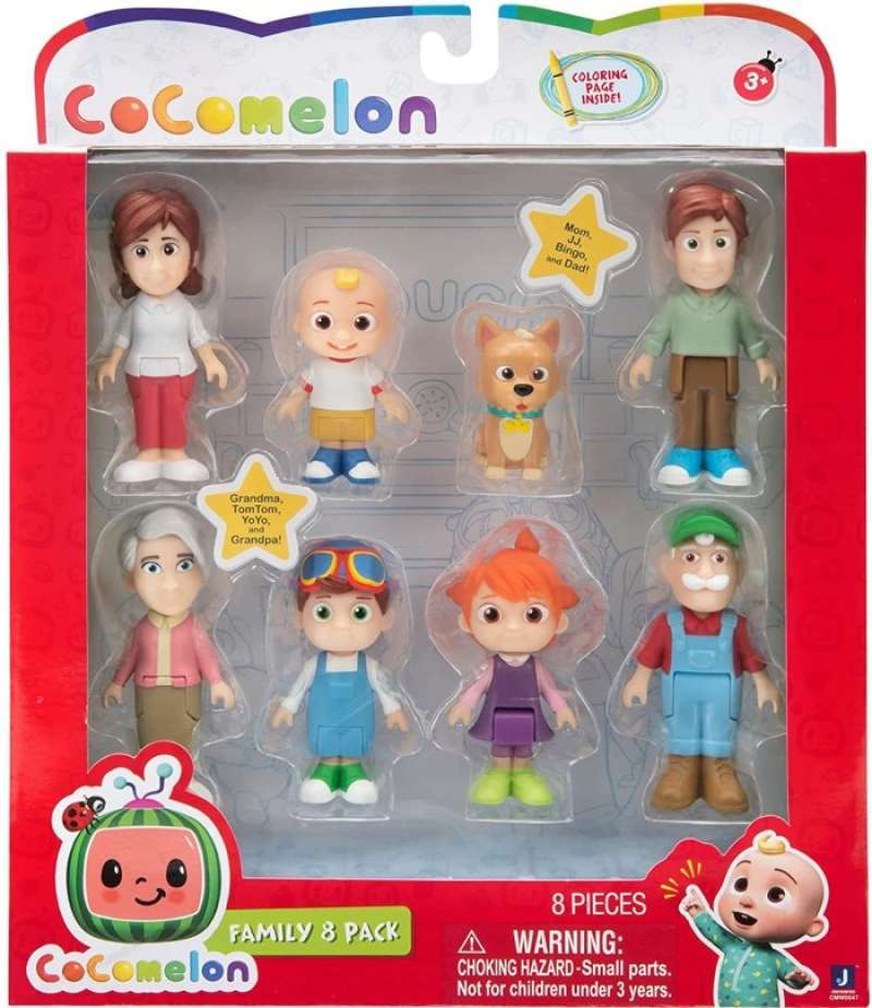 Promo Cocomelon Family Pack 8 Figure Original Diskon 23% di Seller ...