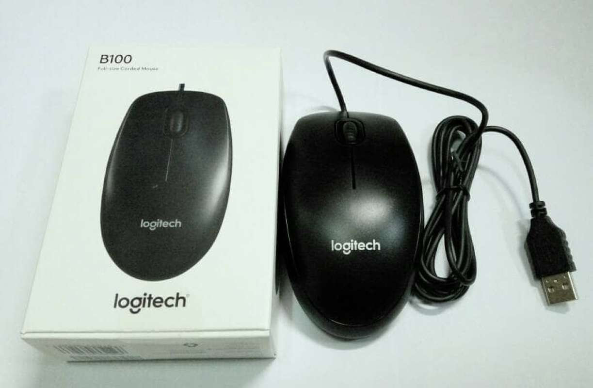 Jual Mouse Optic USB B100 Logitec 100% Original di Seller PINNACLE ...