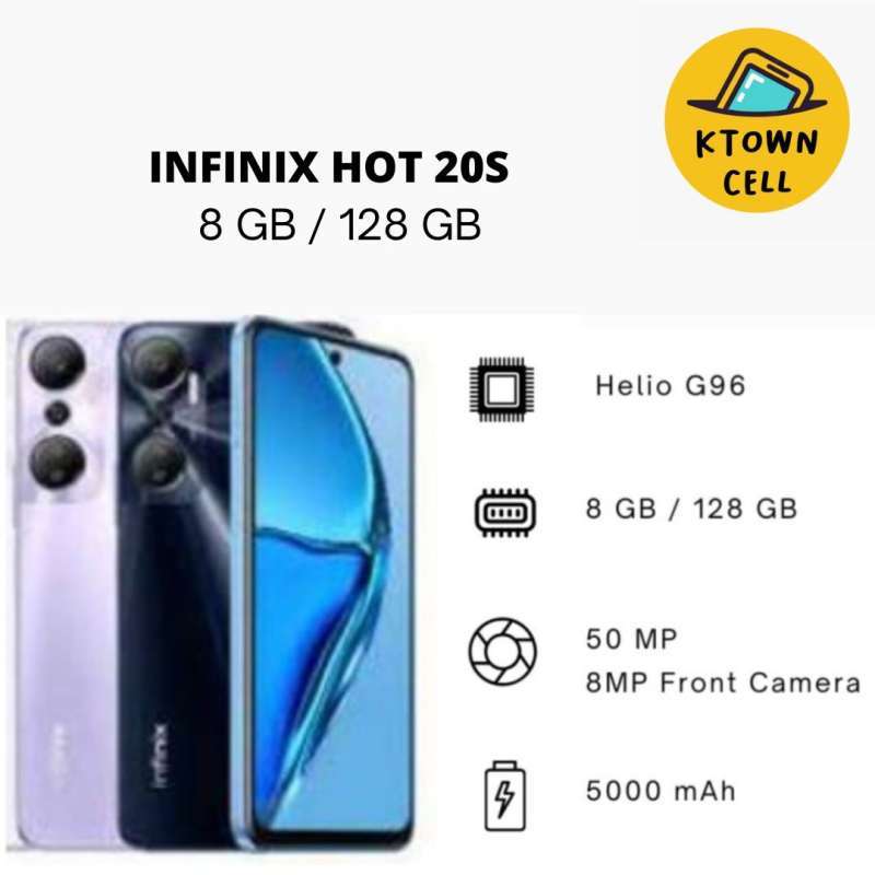 Jual INFINIX HOT 20S 8/128 GB di Seller Ktownshop - Semolowaru, Kota ...