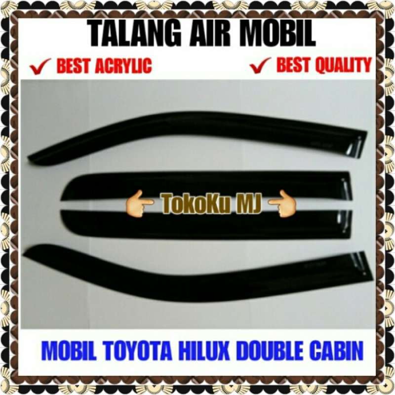 Jual Talang Air Mobil Toyota Hilux Double Cabin (Model Slim) - 4 Pintu ...