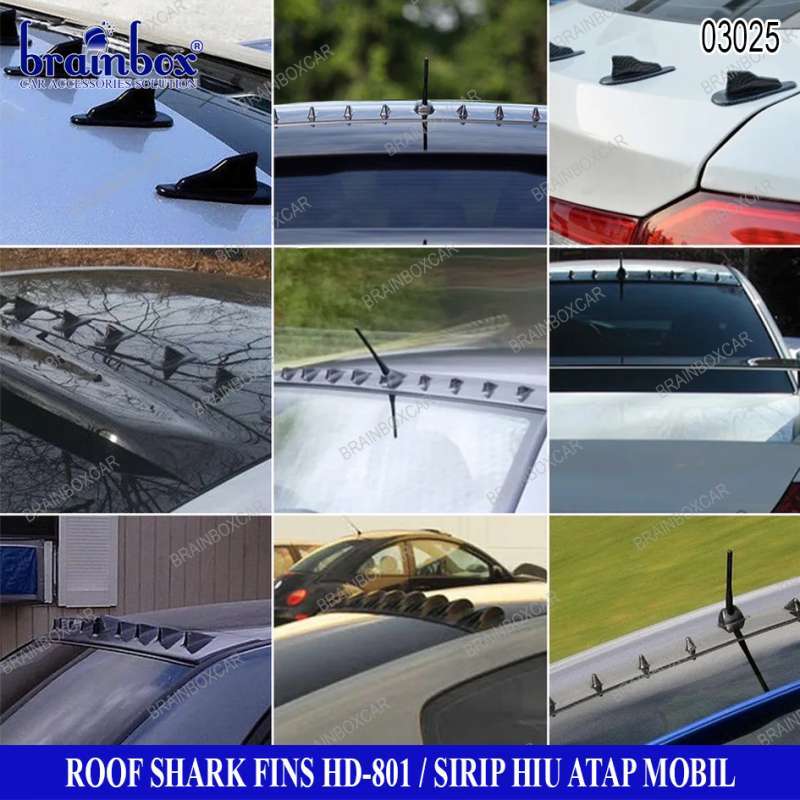 Jual Roof Shark Fin Hd-801 Sirip Hiu Atap Mobil Air Flow Scoop - Hitam ...