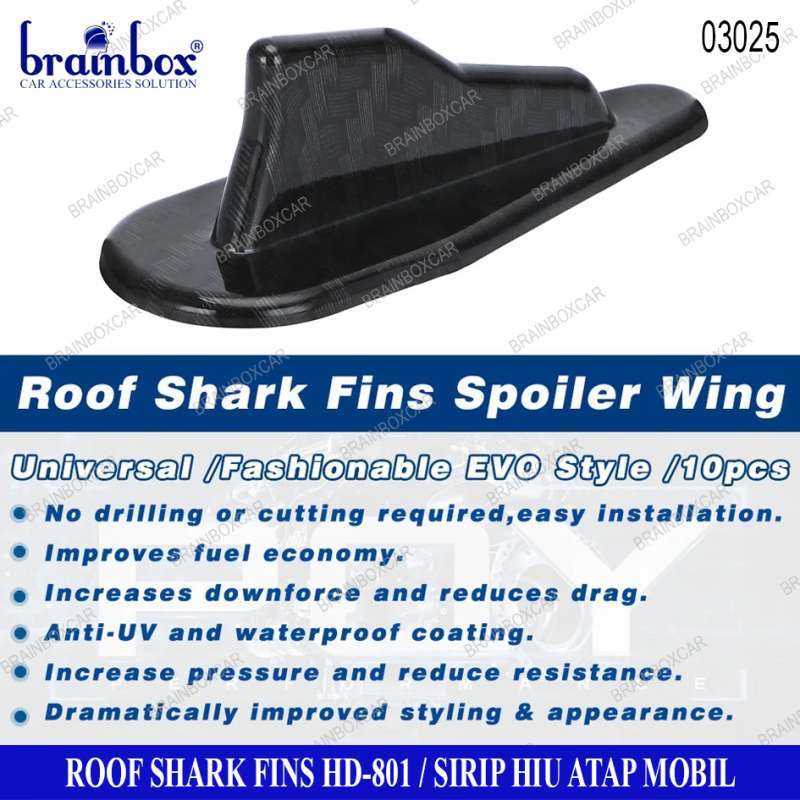 Jual Roof Shark Fin Hd-801 Sirip Hiu Atap Mobil Air Flow Scoop - Hitam ...