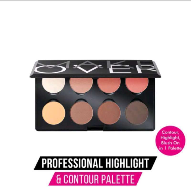 Jual Make Over Professional Highlight & Contour Palette Di Seller ...