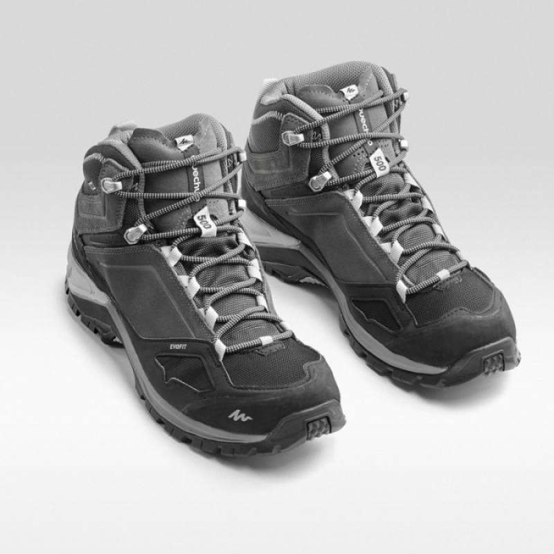 Jual Quechua Mh500 Mid Sepatu Boot Gunung Pria Hiking Trekking ...