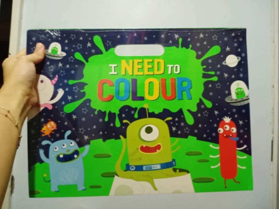 Promo Giant Colouring Fun Pad I Need To Colour Buku Mewarnai Anak Jumbo ...