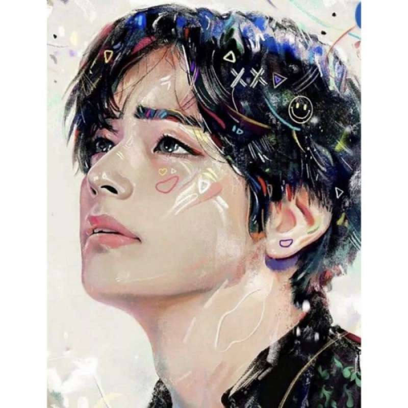 Jual Paint By Number BTS Lukisan Kanvas - V - J-hope di Seller SWEET ...