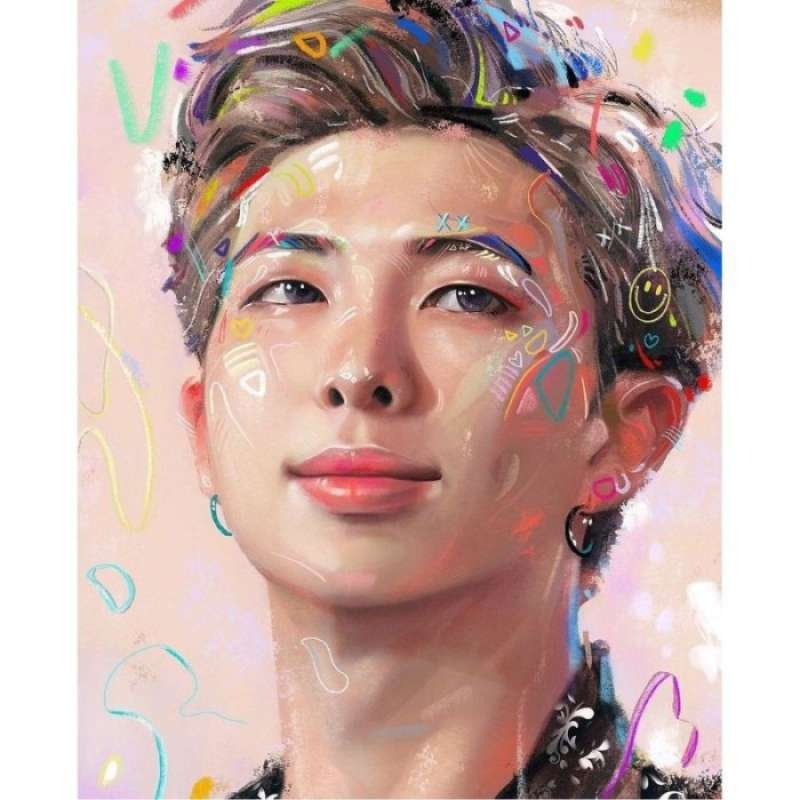 Jual Paint By Number BTS Lukisan Kanvas - V - J-hope di Seller SWEET ...
