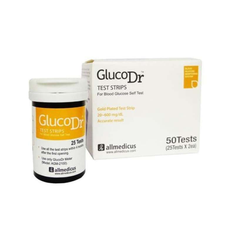 Promo Gluco Dr Bio Sensor Strip Gula Darah / Strip Glucose Isi 50 Pcs ...