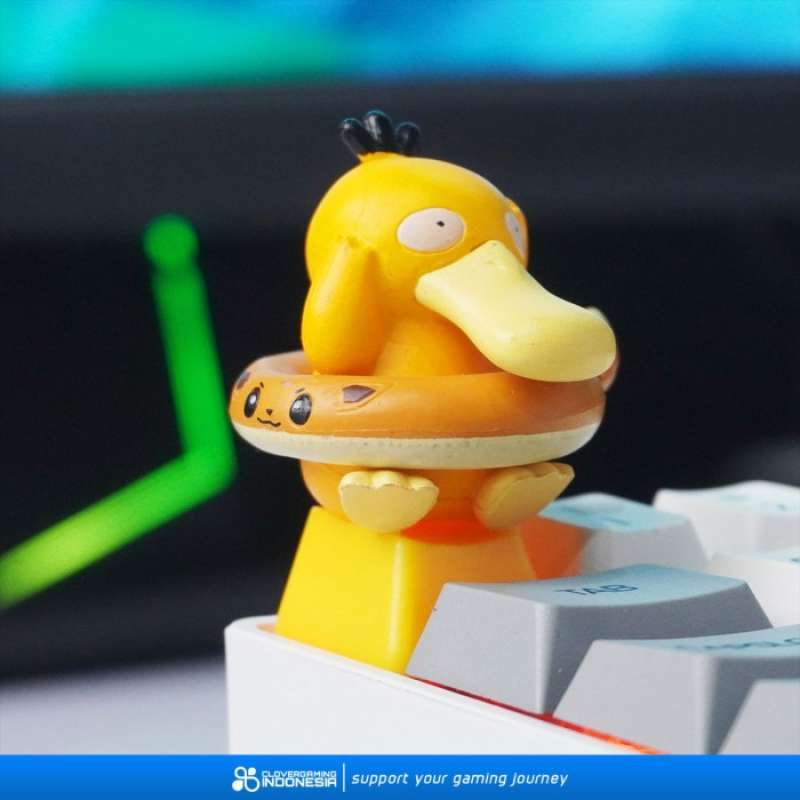 Promo keycaps clv psyduck lifebuoy artisan keycaps for mechanical keyboard Diskon 14% di Seller ...