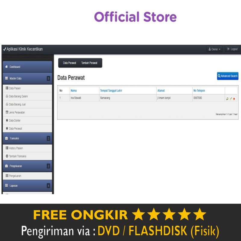 Promo Source Code Aplikasi Klinik Kecantikan Skin Care Berbasis Web Siap Pakai Diskon 50 Di